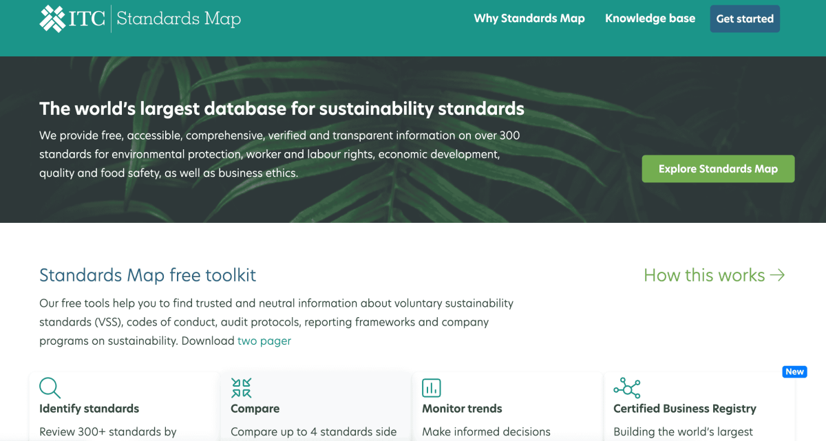ITC Standards Map - howtoesg.org