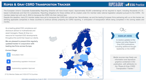 EU CSRD Transposition Tracker by Ropes & Gray - howtoesg.org
